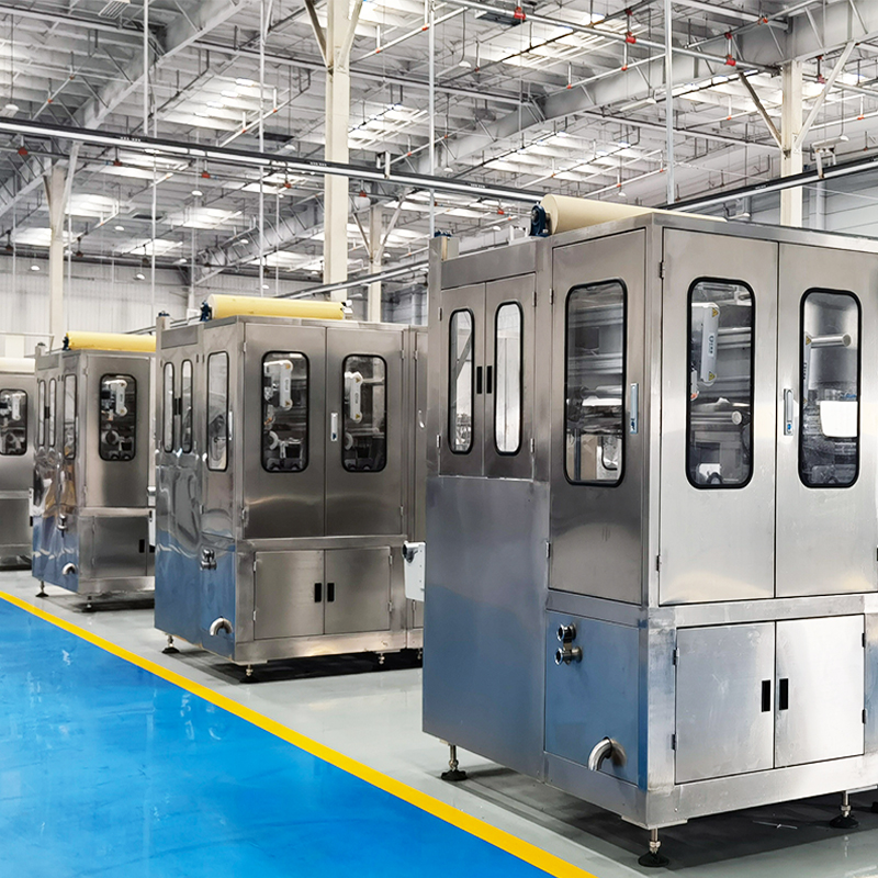 professional supplier of cross folded wipes converting machine in wet ...